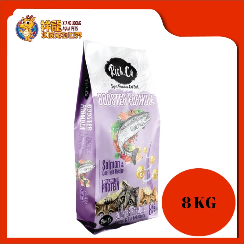 RICH CO SALMON & COD FISH RECIPE 8KG – Xiang Loong Aqua Pets Sdn Bhd