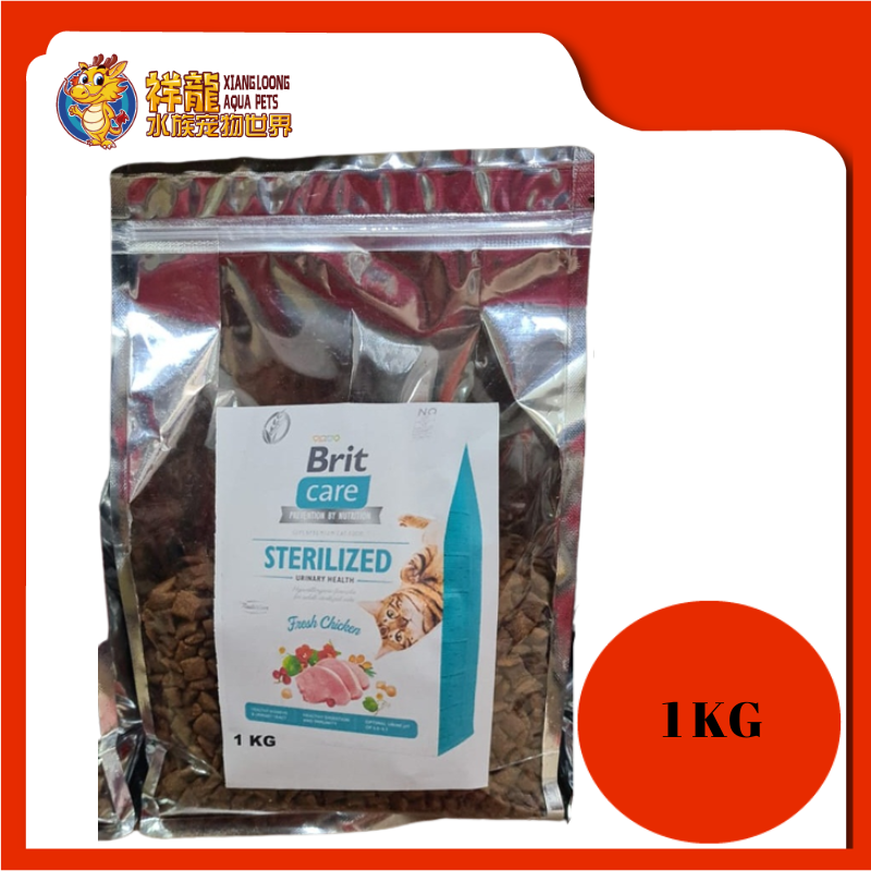 BRIT CARE STERELIZED URINARY 1KG REPACK – Xiang Loong Aqua Pets Sdn Bhd