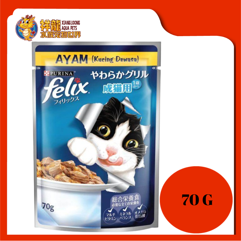 PURINA FELIX ADULT CHICKEN 85G – Xiang Loong Aqua Pets Sdn Bhd