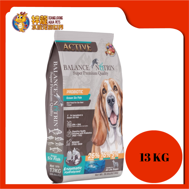 BALANCE NUTRIN PROBIOTIC OCEAN SIX FISH 13KG – Xiang Loong Aqua Pets ...